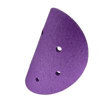 China Customized Hook and Loop Paper Abrasive Sanding Discs for Surface Grinding in Purple for sale
