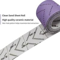 China OEM Support Automotive Sanding Roll with Multi-Hole Rectangular Hand Torn Sandpaper for sale