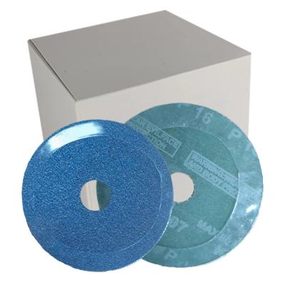China Disco de fibras de cerâmica/aumina de buraco cruzado para moagem e polir de precisão de 16 mm ou 22 mm à venda