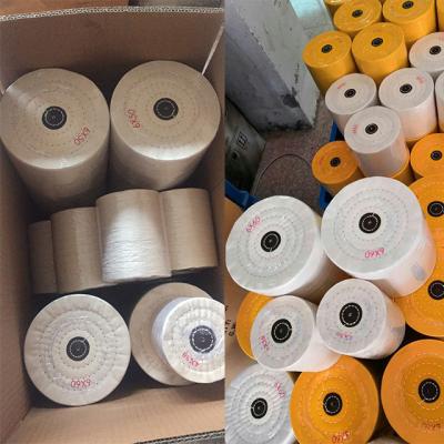 Cina 6 pollici 50 strati ruota rotonda di tessuto di lucidatura fatta di 100% di cotone puro per lucidare i metalli in vendita