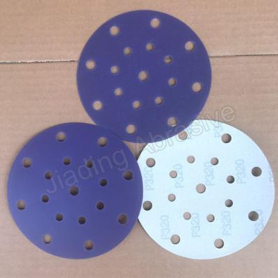 Cina Disco di sabbia ceramica viola da 6 pollici per lucidare qualsiasi dimensione può essere personalizzato in vendita