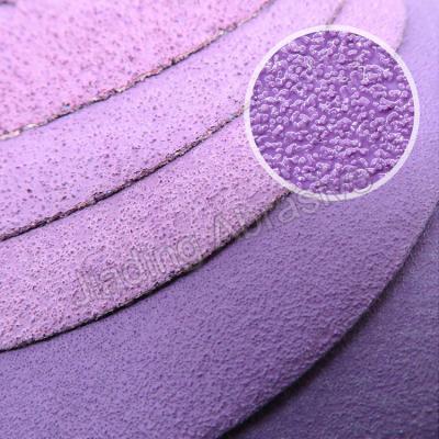 Cina Disco di sabbia ceramica viola da 6 pollici per lucidare qualsiasi dimensione può essere personalizzato in vendita