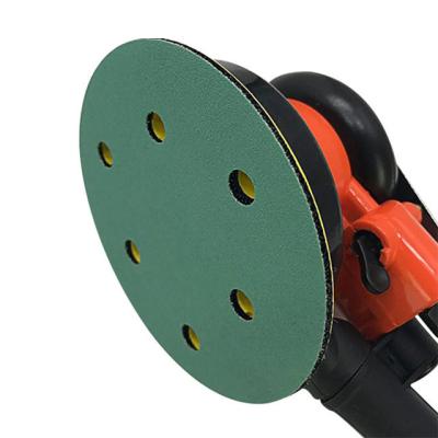 Cina 150mm 180 Grit Hook And Loop PET Film Backing Sanding Disc con facile installazione in vendita