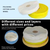 China Customized Abrasive Size Surface Buffing Cloth Wheel for Smooth Polishing Cotton Wheel for sale