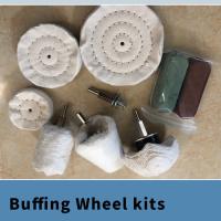 China Customized Abrasive Size Surface Buffing Cloth Wheel for Smooth Polishing Cotton Wheel for sale