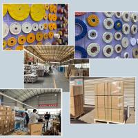 China Customized Abrasive Size Surface Buffing Cloth Wheel for Smooth Polishing Cotton Wheel for sale