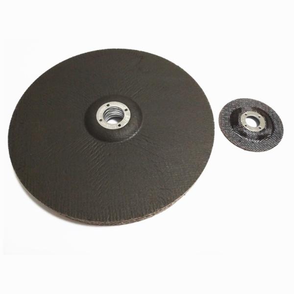 Quality 9-13 Layers Black Resin Backing Pad for 115mm T27 Flap Disc Fiberglass Production for sale