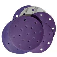 China PSA Backing Hook and Loop Sanding Discs within 40 -6000 Grain for sale
