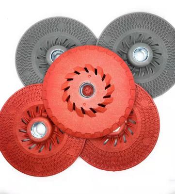 China Sander Backup Grinding Wheel Sanding Color Flap Disc with Customized Plastic Backer Pads for sale