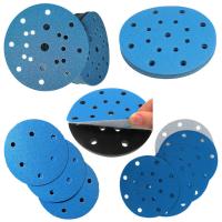 China Multiple Holes Sandpaper Hook and Loop Replacement Disc for 150mm Abrasive Paper for sale