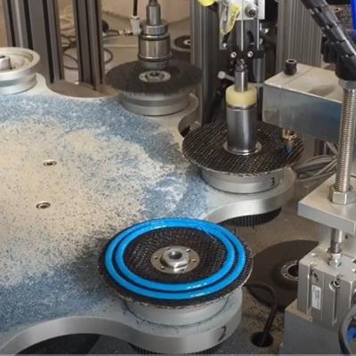 China Automatic Flap Disc Machine for Making Flap Discs and Wheels in 11-35mm Width Range for sale