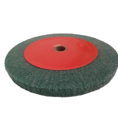 Cina Supporto personalizzato per OEM Non tessuto Buffing Flap Wheel Fornitori di pulizia superficiale in vendita