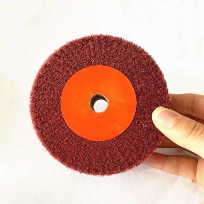 Cina Supporto personalizzato per OEM Non tessuto Buffing Flap Wheel Fornitori di pulizia superficiale in vendita