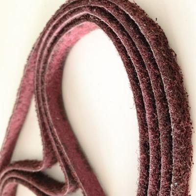 China Gepersonaliseerde grootte Stofstof rollen zandpolijst Niet-geweven oppervlak conditionering Nylon zandband Te koop