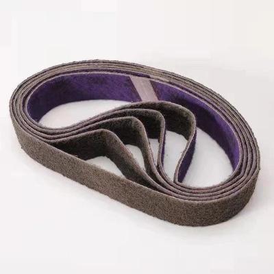 China Gepersonaliseerde grootte Stofstof rollen zandpolijst Niet-geweven oppervlak conditionering Nylon zandband Te koop