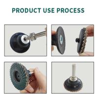 China Surface Grinding Quick Change Flap Disc with Mini Small Size and Customized Support for sale