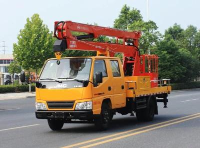 China 18m 20m 22m Pick Up Truck Articulated Boom Lift High Altitude Aerial Work Platform Truck for sale