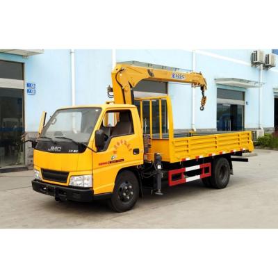 China Jmc Mounted Truck Crane 2ton 3.2tons Construction Machine Boom Crane Truck for sale