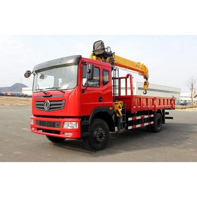China 8 Ton Telescopic Truck Mounted Crane , Construction Service Truck With Crane for sale