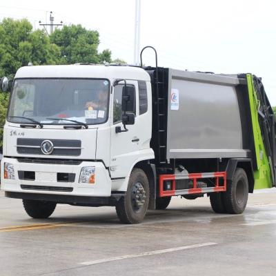 China Dongfeng 15 Cbm 4*2 Self Compressing Garbage Compactor Truck Refuse Collection Truck for sale