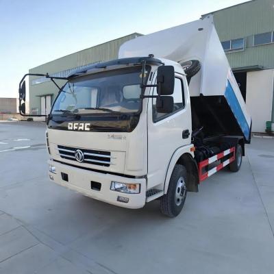 China Dongfeng 8m3 Detachable Hopper with Hook Lift Garbage Truck for sale