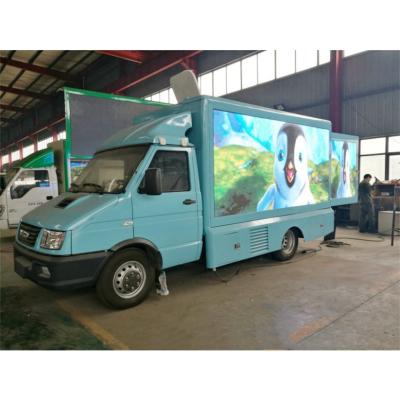 China Chinese Truck Mini Mobile Advertising Truck China LED Display Advertisement Trucks Mobile Billboard Truck for sale