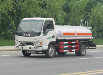 China JAC 4×2 5m3 Fuel Delivery Tank Truck Pump Dispenser Diesel Gasoline Chemical Liquid Fuel Tank for sale