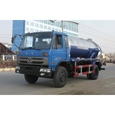 China 8000 Liters Waste Vacuum Cleaning Truck , Septic Tank Vacuum Truck 4x2 for sale