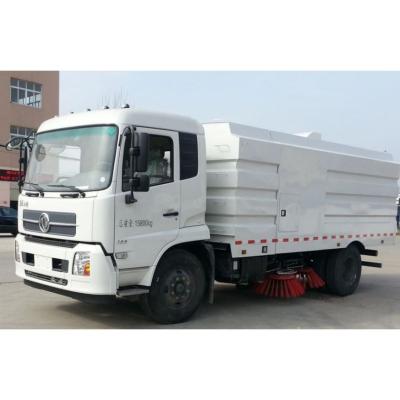 China Brand New Parking Lot Four Brush Broom Road Sweeper Dongfeng 12cbm Sweeper Self-Sweeper for sale