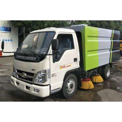 China Mini Truck Mounted Vacuum Road Sweeper 2tons Forland Road Sweeping Truck for sale