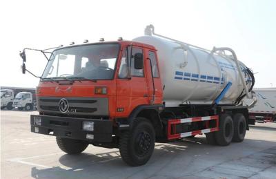 China Dongfeng 6X4 10tons Sewage Suction Trucks 16000L Vacuum Sewer Tank Truck for sale