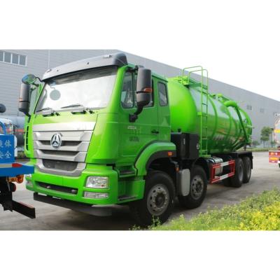 China Sinotruk 20000 Liters Road Cleaning Truck 20cbm Sewage Vacuum Suction Truck for sale