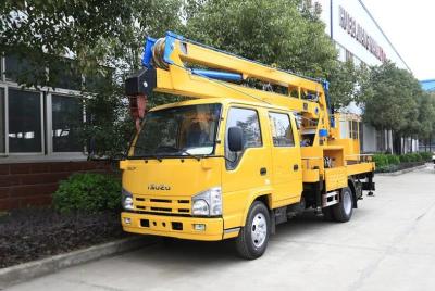 China ISuzu Double Row 14m 16m Aerial Lift Truck For Cherry Picker for sale