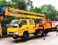 Quality Jmc 12m Articulated Boom Lift Truck 14m Hydraulic Rising Platform Truck for sale