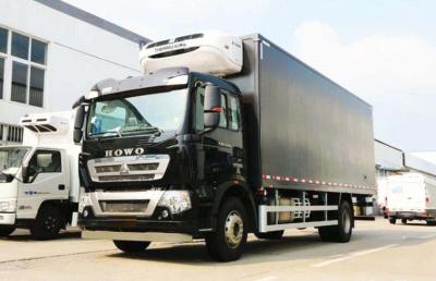 China Carrier Refrigerated Unit , Refrigerated Freezer Cooling Van Truck for sale