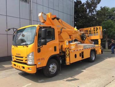 China 18m 20m 22m Telescopic Boom Man Lifts Truck Mounted Diesel Fuel for sale