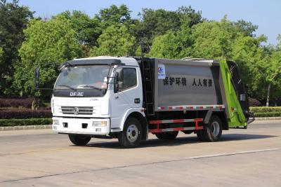 China Dongfeng 6cbm Compressed Garbage Truck Waste Garbage Compactor Waste Treatment Truck for sale