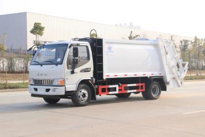 China JAC 6cbm Municipal Compressed Waste Collection Trucks 8tons Refuse Compactor Truck for sale