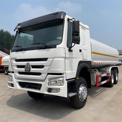 China HOWO A7 6X4 380HP 20000L Fuel Tanker Truck / Fuel Delivery Truck Logo Custom for sale