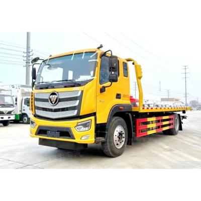 China Foton 4X2 Flatbed Towing Truck , 4ton Underlift Tow Truck Logo Customized for sale