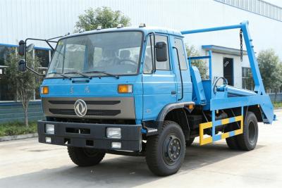 China Pit Type Swing Arm Garbage Truck Dongfeng 10 Cbm 6 Wheels 190 HP for sale