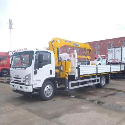 China DONGFENG/Isuzu 6tons Telescopic Boom Truck Mounted Crane Construction Crane Truck for sale