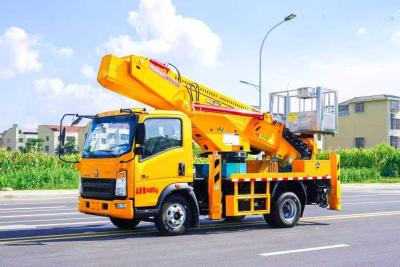 China HOWO Aerial Work Vehicle 36m 40m 45m 50m Aerial Working Platform Trucks for sale