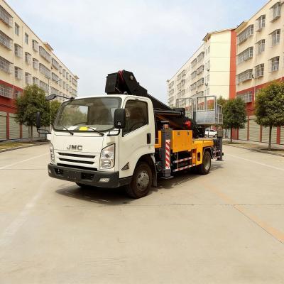 China Mobile Aerial Work Truck 20m 22m 24m Telescopic Boom Lift Truck for sale