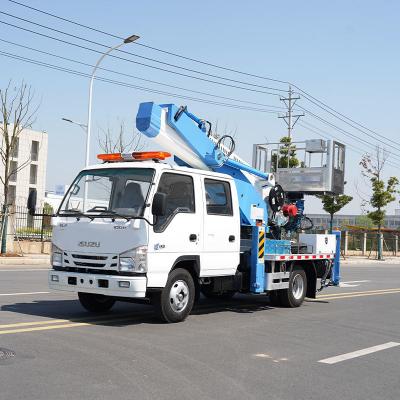 China 19m 20m Aerial Bucket Truck Mounted High Altitude Aerial Work Platform Truck for sale