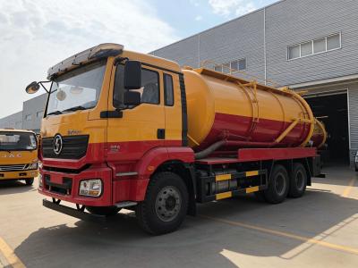 China Shacman 8X4 Vacuum Sewage Truck 25ton Waste Water Suction Truck 290HP for sale