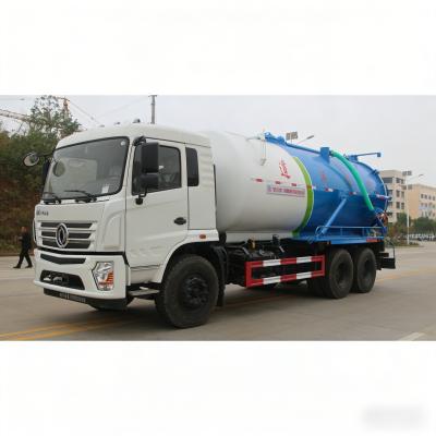 China Dongfeng 16cbm Sewage Vacuum Truck 15T-20T Sewer Cleaning Trucks for sale