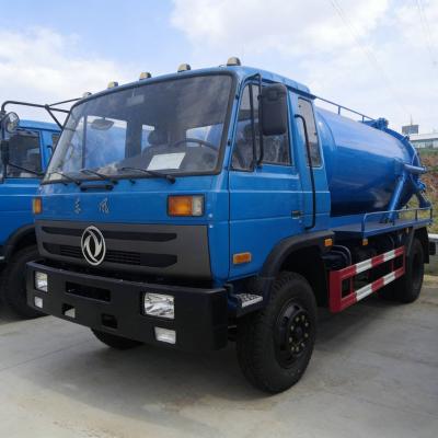China 4X2 8mt 9mt Sewage Suction Truck 150hp-250hp Vacuum Pump Truck for sale