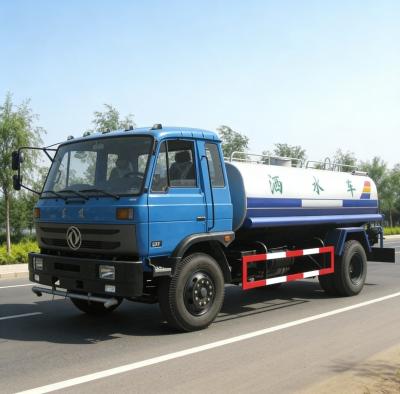 China 12 Ton Water Bowser Tank Truck 12000 Liters Water Tanker Sprinkler Truck 12 Cbm Pure Eatable Clean Water Transport Tank Truck Water Tank Truck for sale