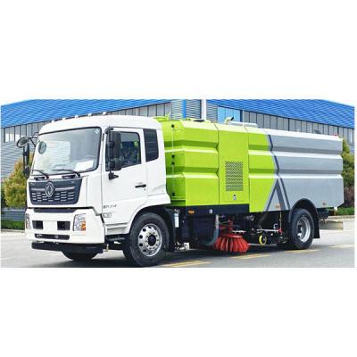 China Dongfeng 8tons City Street Cleaning Machine Vacuum Cleaner 11-12cbm Road Special Garbage Sweeper Truck for sale